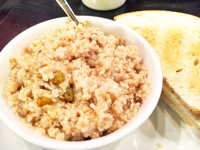 Oatmeal and raisins &ndash; breakfast's unsung dynamic duo, proving that sometimes the simple classics deserve their own spotlight.