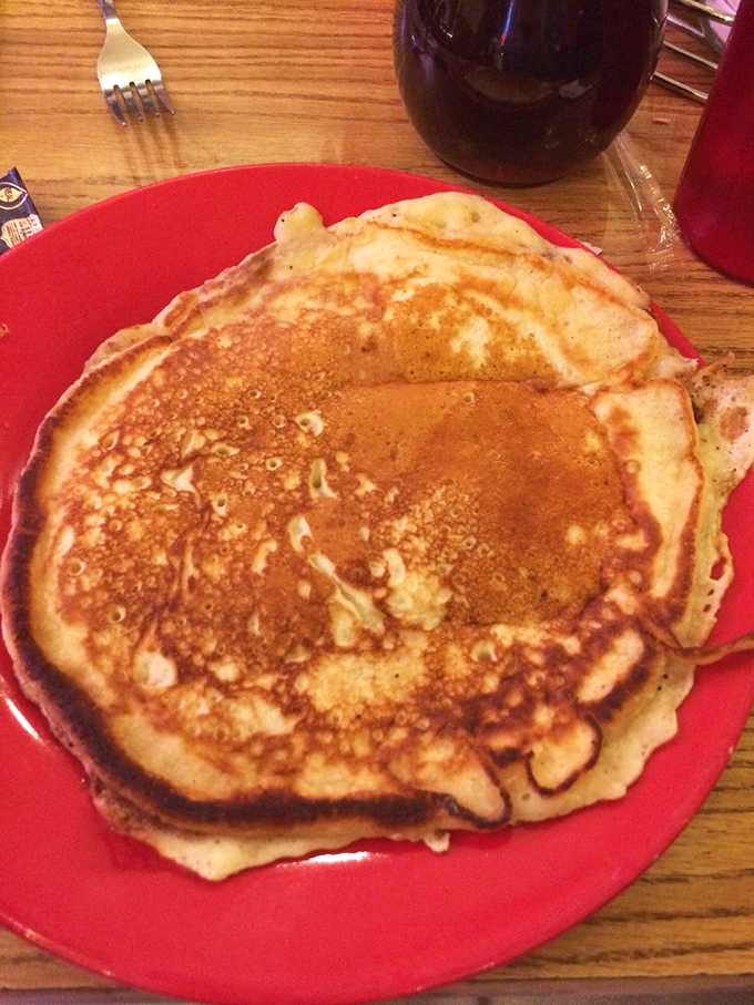 Pancakes so fluffy they could double as pillows, if pillows were delicious and covered in syrup.