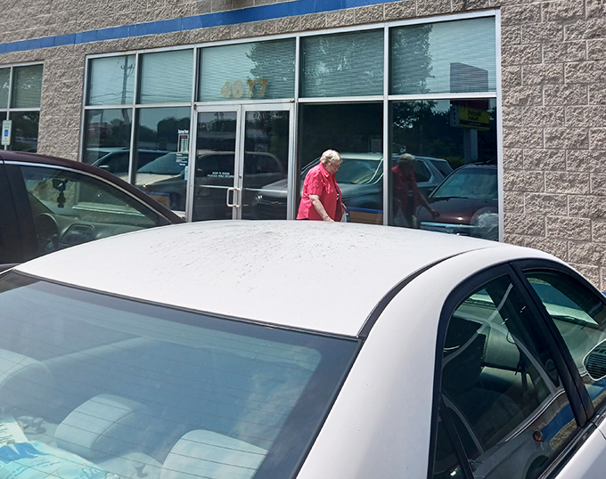 Arriving at the promised land of discounts. That moment when you park your car and mentally prepare for the treasure hunt that awaits inside.