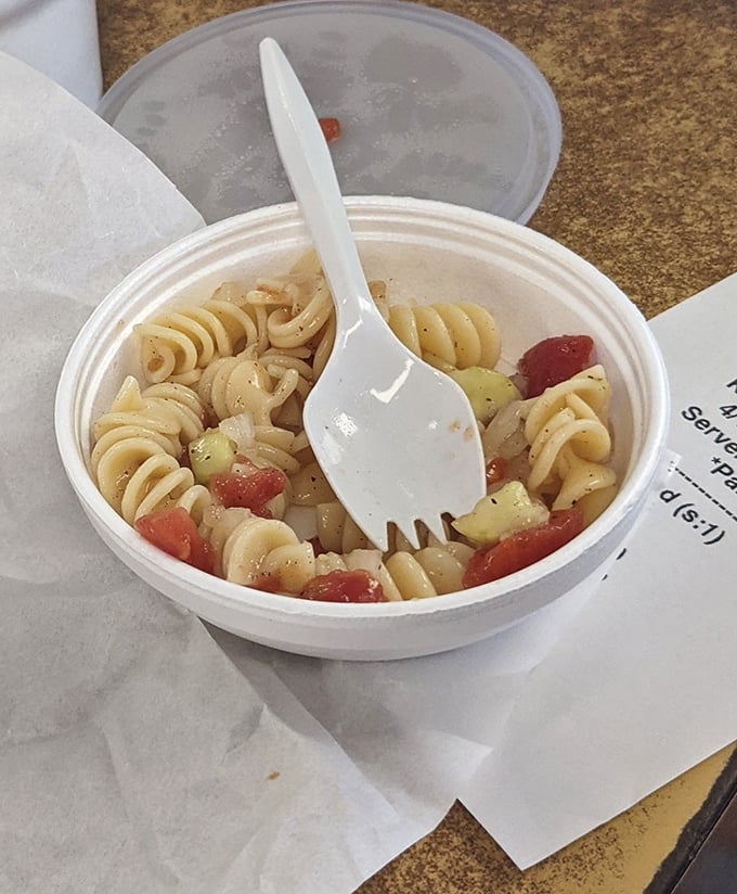 This pasta salad side dish proves Maid-Rite isn't just a one-trick pony&mdash;simple ingredients singing in perfect harmony.