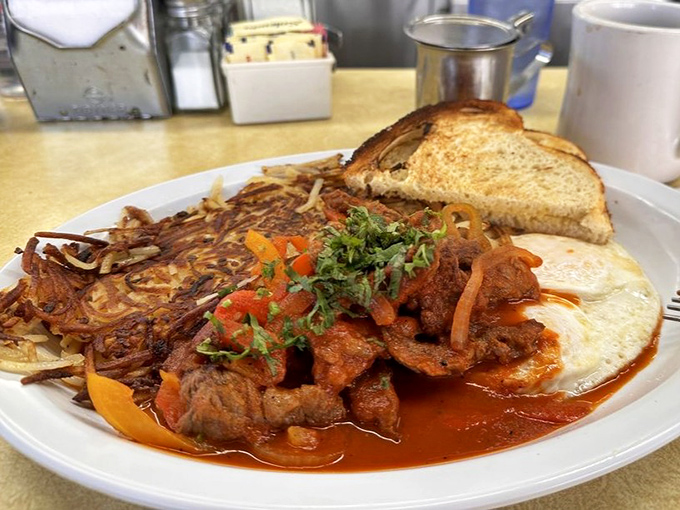 When steak and eggs share a plate at Nick's, it's not just breakfast&mdash;it's a protein-packed power move to conquer your day.