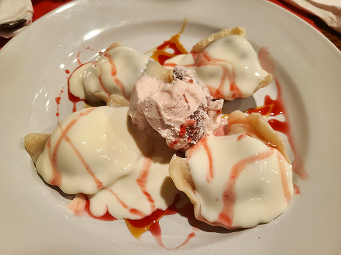 These pillowy pierogies draped in a delicate sauce aren't just dumplings&mdash;they're little pockets of joy that would make your Polish great-grandmother weep with pride.