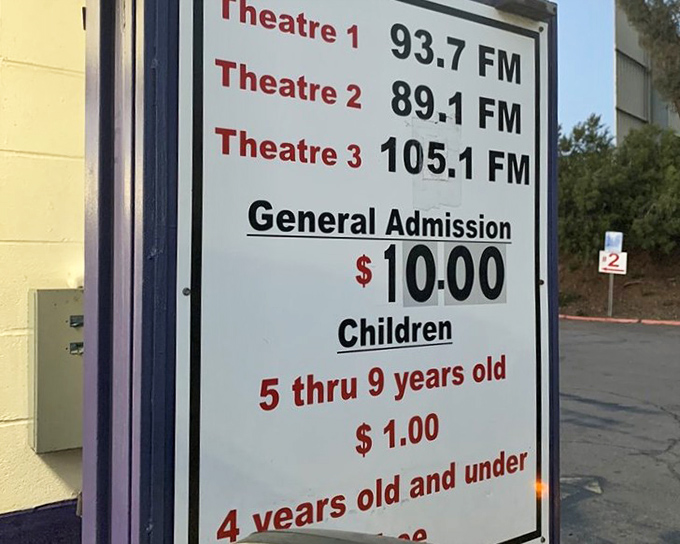 Three screens, three frequencies, one affordable price. Where else can you catch first-run movies for less than the cost of a fancy coffee?