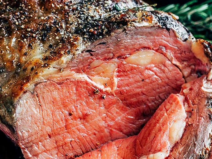Not breakfast fare, but worth returning for&mdash;prime rib so perfectly cooked it makes vegetarians question their life choices just by looking at it.