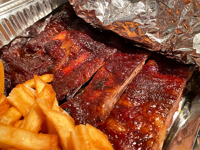 These ribs don't "fall off the bone"&mdash;they hold on with just enough dignity until you take that first magnificent bite.