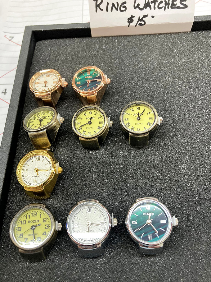 Time becomes fashionable with these vintage-inspired ring watches &ndash; perfect for those who want their accessories to multitask as efficiently as they do.