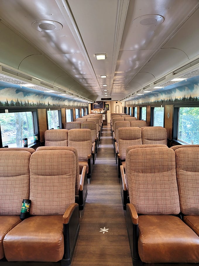 Crown Coach seating offers comfort levels that make you reconsider why anyone invented the standing-room-only ticket concept.