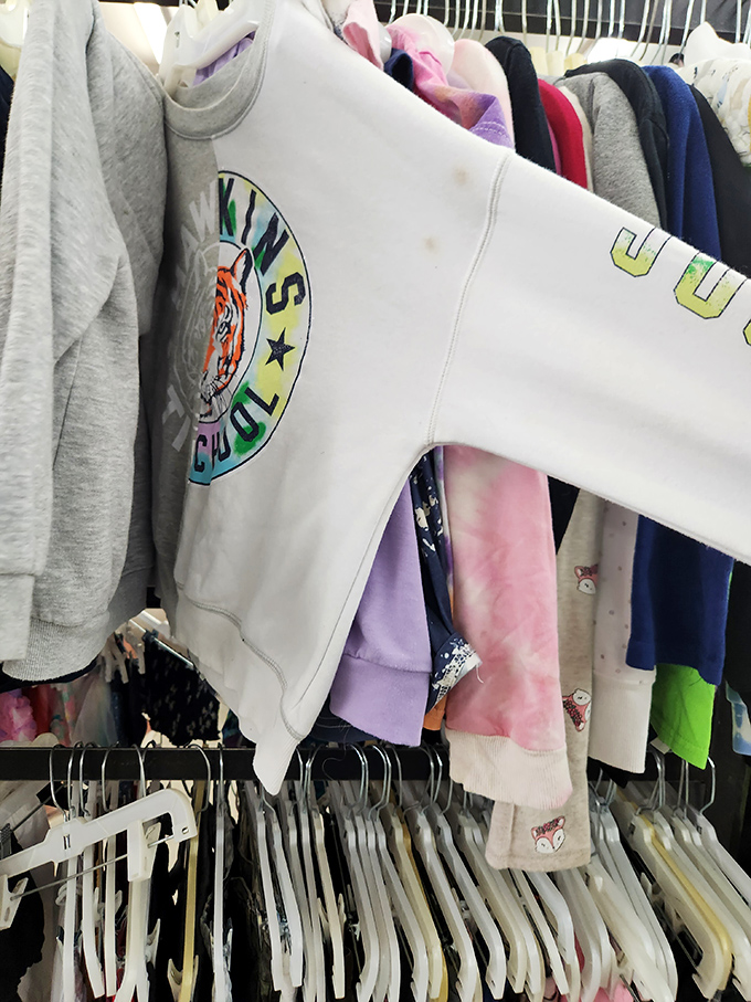 Vintage sweatshirts tell tales of teams supported, places visited, and trends survived. That Golden State Warriors gem might just be your next conversation starter.