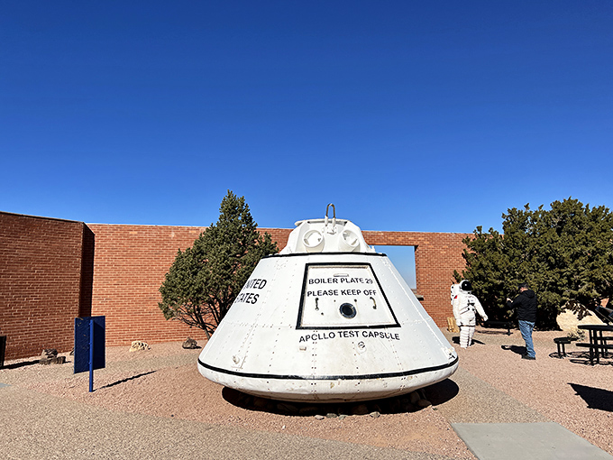 This Apollo test capsule didn't just fall from space&mdash;it helped prepare astronauts for moon missions using the crater's otherworldly terrain.