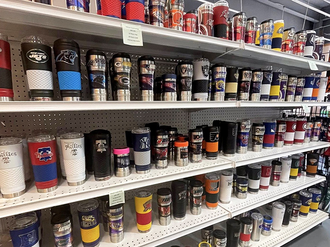 Sports fan paradise or kitchen cabinet conundrum? These team-branded tumblers ensure your beverage stays as loyal to your team as you are.