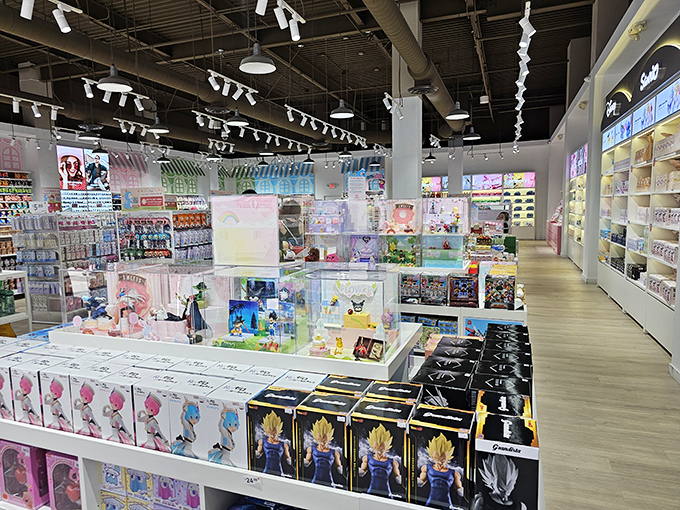 Collectible figurines and anime treasures await at this specialty store &ndash; proof that outlet shopping isn't just about clothes anymore.
