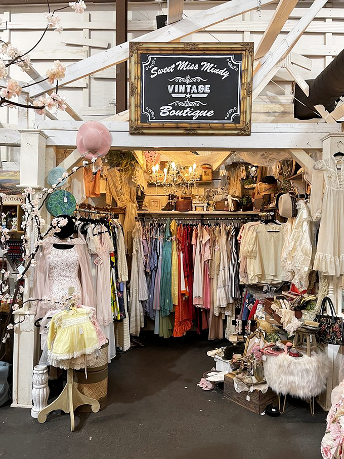Sweet Miss Mindy's Vintage Boutique offers a rainbow of period clothing&mdash;where modern fashionistas can channel their inner Audrey Hepburn or Marilyn Monroe.