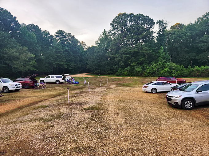 Trucks, SUVs, and lawn chairs&mdash;everyone finds their perfect viewing spot at this Mississippi institution.