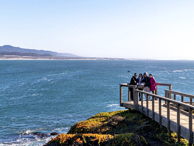 This weathered walkway has supported countless sunset watchers, marriage proposals, and "just one more photo" moments.