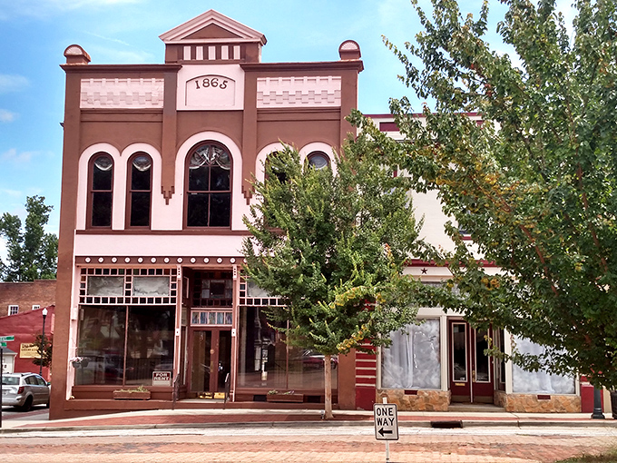 Abbeville's historic buildings stand proud like distinguished gentlemen in brick suits, ready to tell their stories.