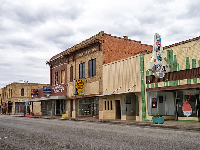 Downtown Alice showcases charming historic storefronts with vintage signs and colorful facades&mdash;all part of a town where homes remain surprisingly affordable.