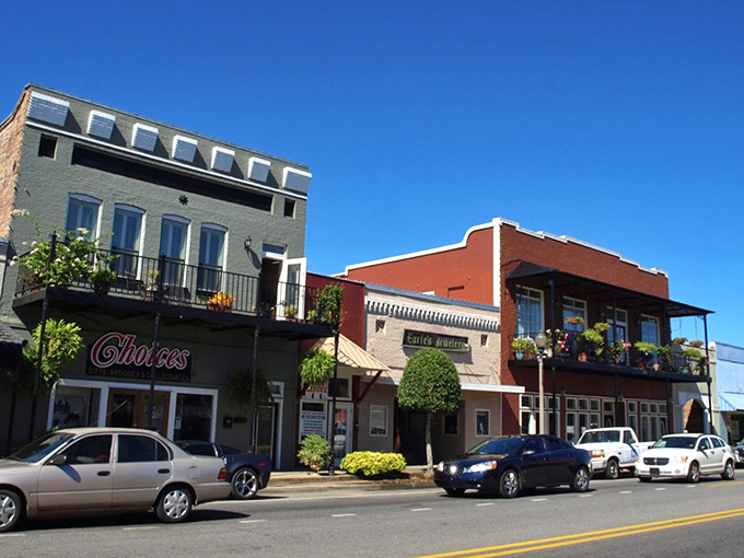 Atmore's wide streets invite leisurely strolls where the biggest traffic jam involves someone stopping to chat.