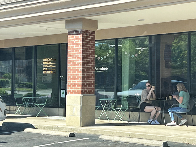 Bamboo's clean lines and minimalist aesthetic hide a wonderland of artisanal donuts and perfectly pulled espresso.