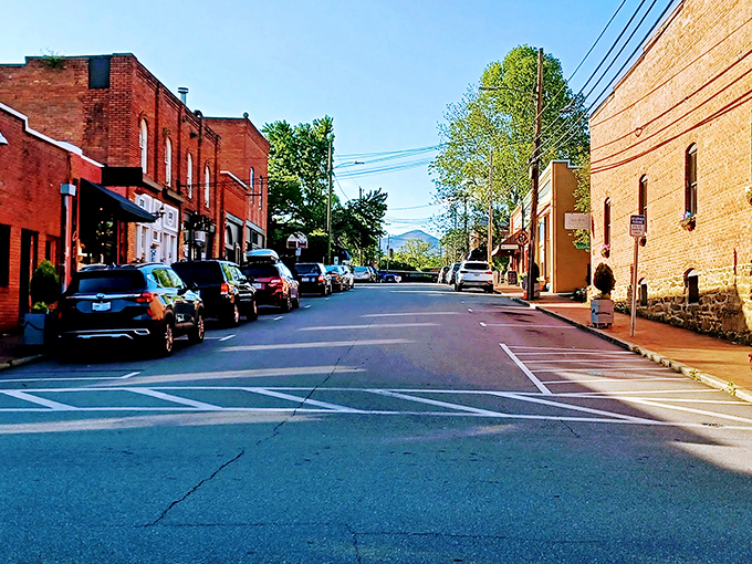 Black Mountain's main drag has that "let's browse every shop and then grab coffee" appeal that vacation dreams are made of.