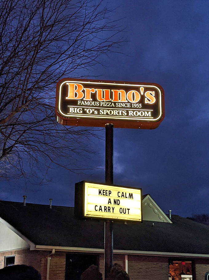 Bruno's illuminated sign has guided hungry Boilermakers through late-night cravings and victory celebrations for generations.