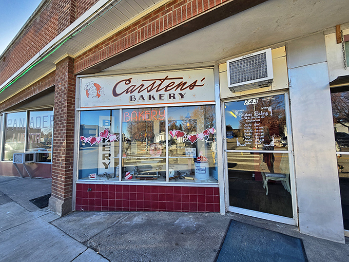 Classic brick and vintage charm - Carstens looks like the bakery central casting would order for "perfect small-town America." 