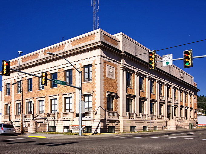 Historic downtown Chehalis, where classic architecture and small-town charm meet at Main Street.
