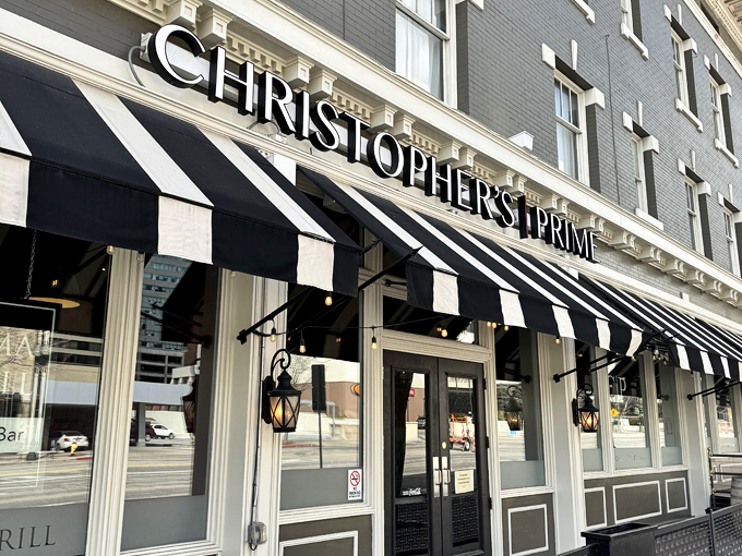 Corner locations often hide the best neighborhood secrets, and this neon invitation proves that theory.