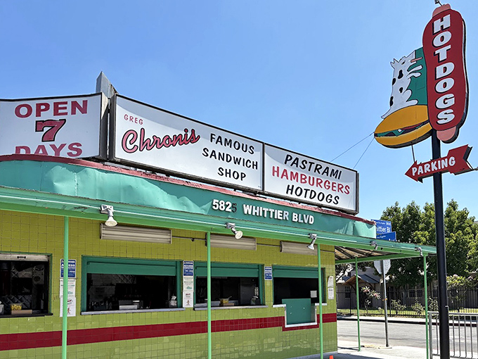 Chronis' vibrant green and red colors announce themselves like a fiesta for your taste buds.