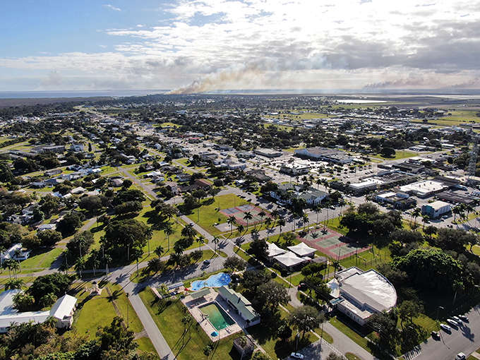 Clewiston spreads across the landscape like a comfortable quilt, where neighborhoods blend seamlessly with natural Florida beauty.
