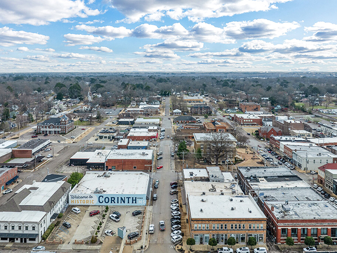 "Historic Corinth" isn't just a sign &ndash; it's an invitation to own a piece of Mississippi heritage without breaking the bank.
