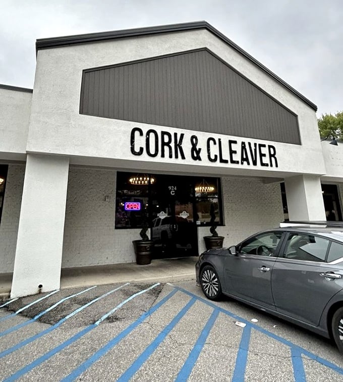 Cork & Cleaver's minimalist storefront is like that quiet person at the party who turns out to be the most interesting. Prepare to be wowed!