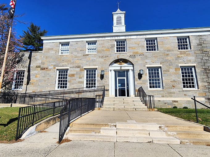Elkton's historic buildings stand tall against blue skies, reminding us that good architecture never goes out of style.