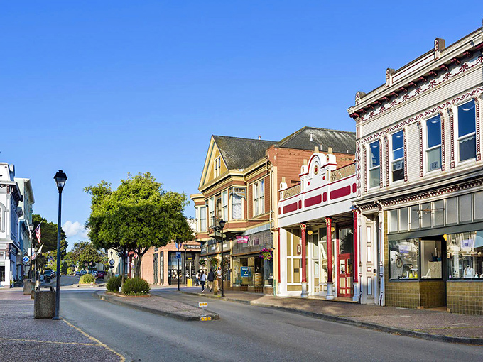 Eureka's famous Victorian architecture creates a fairy-tale setting where affordable coastal living actually exists in California.