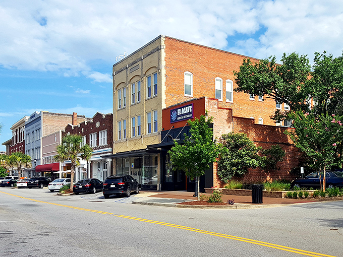 Florence's colorful storefronts bring character to this budget-friendly retirement destination. Yellow buildings always look like they're having more fun!