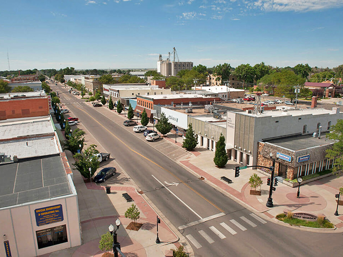 Fort Morgan's downtown maintains its prairie town honesty without any fancy city markup nonsense.