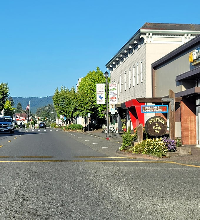 Fortuna welcomes visitors with its small-town charm and "Friendly City" vibe, all without the wallet-crushing costs of coastal California.