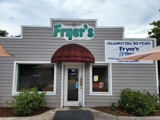 Don't judge this book by its cover - Fryer's humble exterior hides decades of perfected recipes.