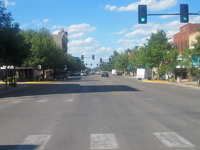 Garden City's longhorn sculpture celebrates Western heritage in a town where agricultural roots keep grocery prices remarkably down-to-earth.