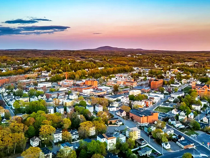 Gardner's downtown brick buildings stand proud like veterans who've earned their retirement stripes.