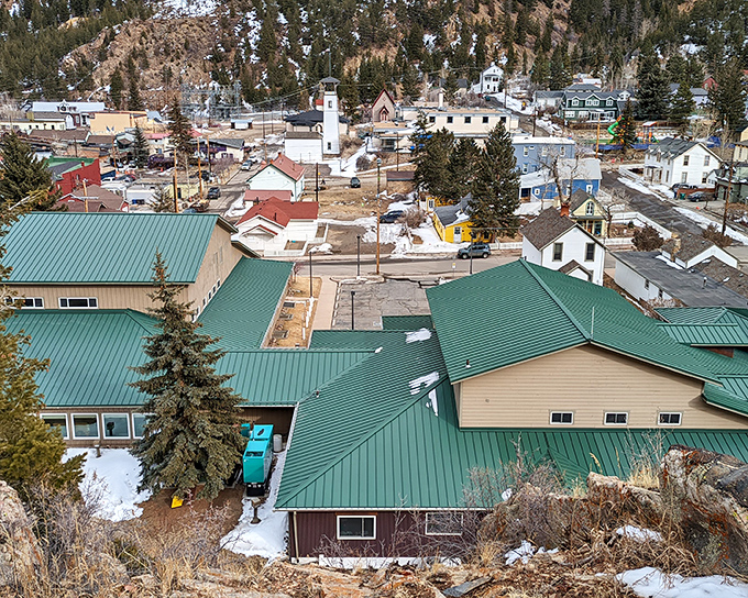 Framed by the Rockies, Georgetown&rsquo;s mix of snow-dusted roofs and vintage charm feels frozen in time.