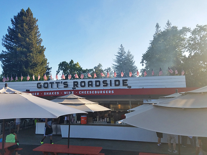 That retro roadside magic transports you straight back to simpler, more delicious times.