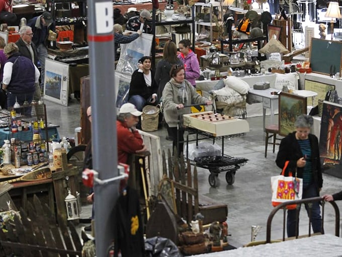 Inside Grayslake's market, history lives on tables where careful collectors arrange decades of memories for new homes.