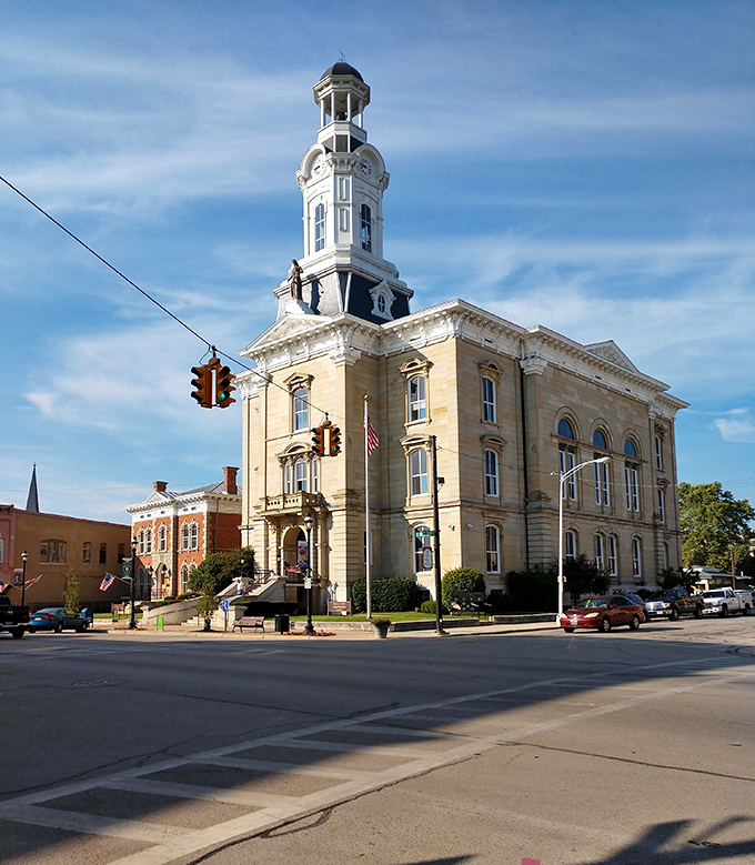 Greenville's historic courthouse stands proud like a beacon of community spirit and small-town American values.