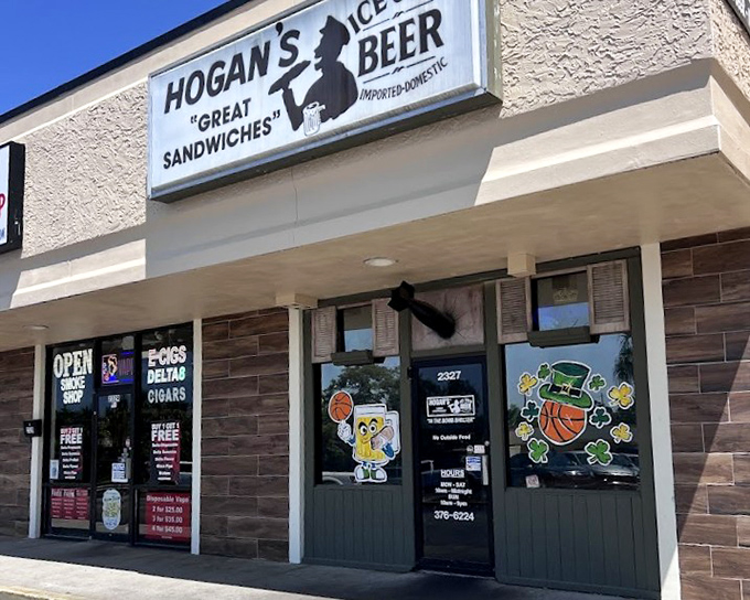 Hogan's simple brick exterior near campus hides sandwiches that impress even the pickiest eaters.