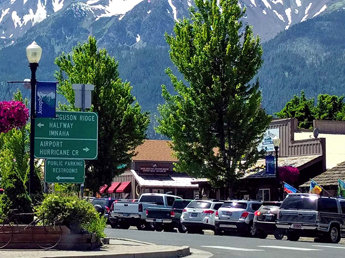 Joseph sits beneath mountains so majestic they make you wonder if you've somehow teleported to Switzerland without the passport stamp.
