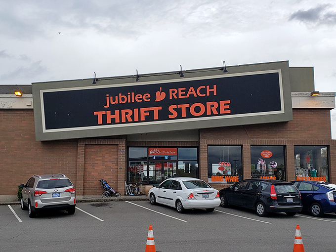 That professional storefront promises organized aisles where finding treasures doesn't require a treasure map or patience.