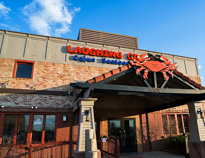That giant crab on the roof isn't laughing at you - it's laughing with anticipation of your delighted reaction.