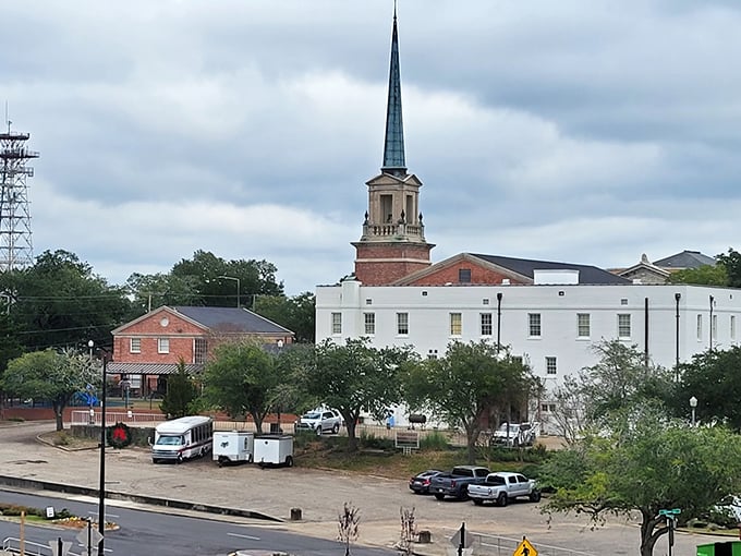 Laurel's ornate historical buildings showcase small-town grandeur. Behind these decorative facades, restaurants serve up meals at prices that feel equally nostalgic.