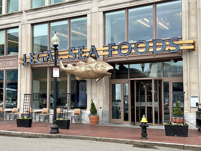 Legal Sea Foods - Harborside: Glass, light, and harbor views for days. The architectural equivalent of a perfect seafood platter.