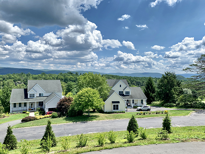 Lenox offers mountain vistas that millionaires pay for, but retirees on a budget can enjoy just as freely.